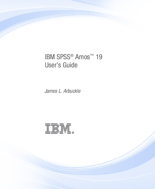 (PDF) IBM SPSS Amos 19 User's Guide