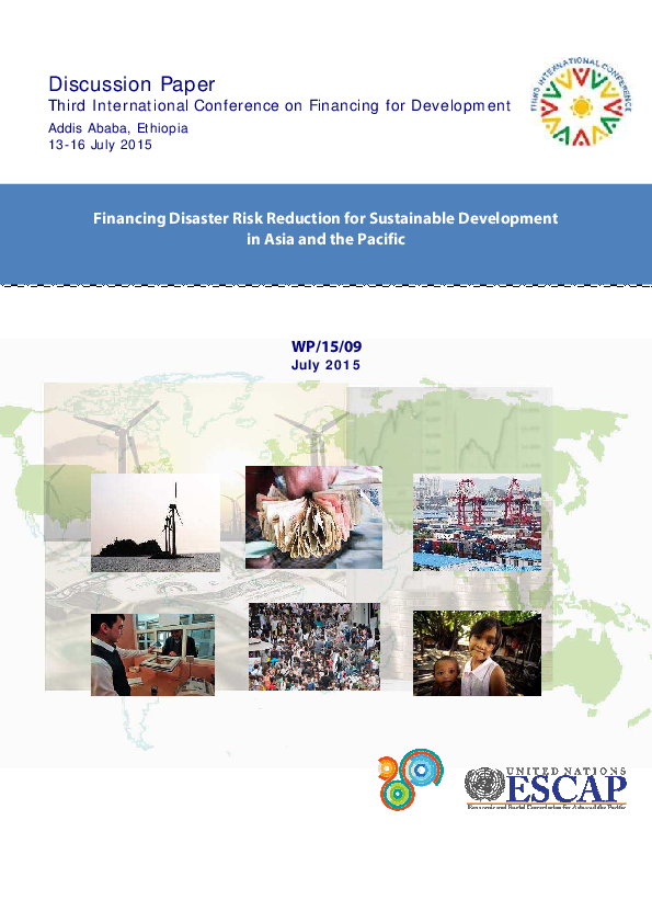(PDF) Financing Disaster Risk Reduction for Sustainable Development in ...