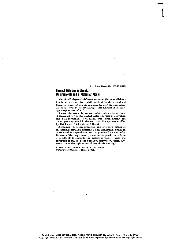 (PDF) Measuring Thermal Diffusion in Binary Mixtures