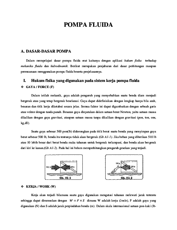 (PDF) pembelajaran pompa fluida