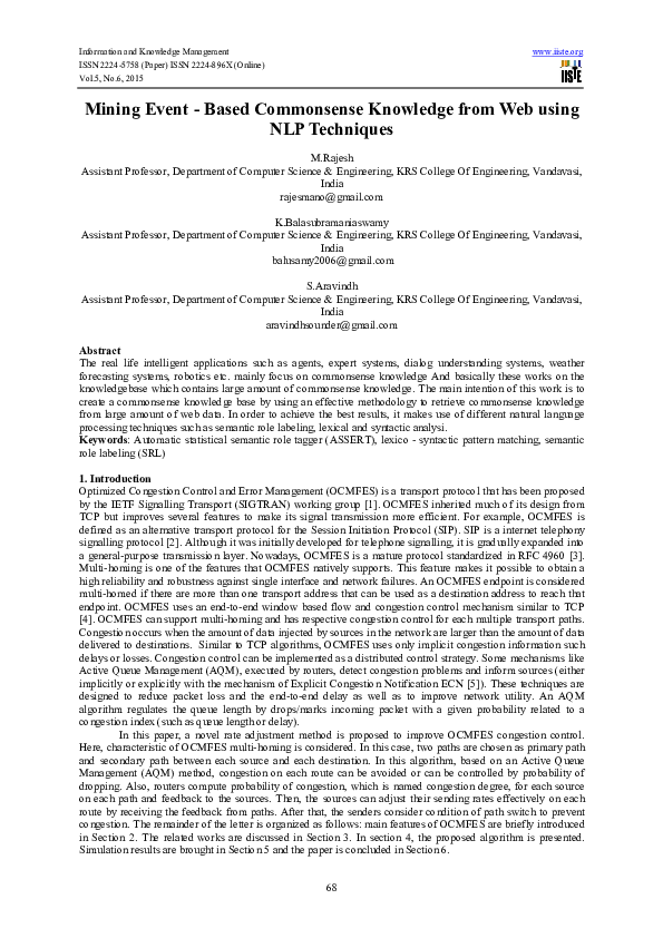 (PDF) Mining Event - Based Commonsense Knowledge from Web using NLP Techniques