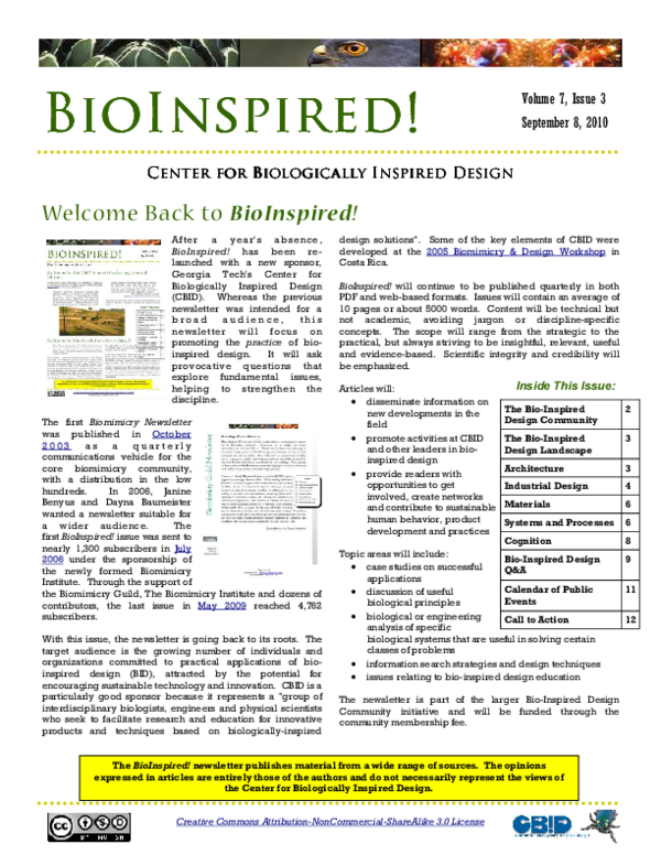 (PDF) (2010) Bio-Inspired Design (BID) - Industrial Design