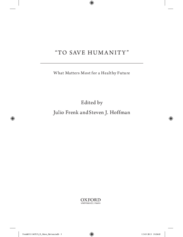 (PDF) A Science of Global Strategy. In: "To Save Humanity": What ...