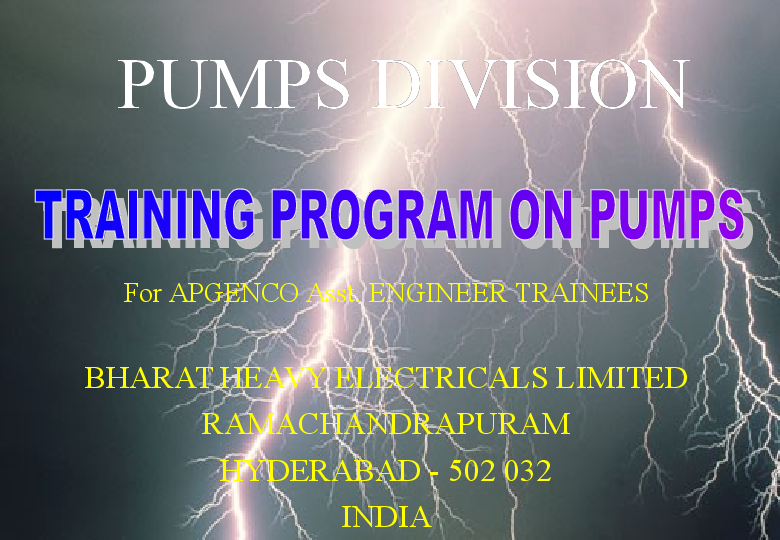 (PPT) Pumps basics