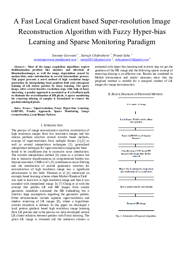 (PDF) A fast local gradient based super resolution image reconstruction algorithm with fuzzy ...