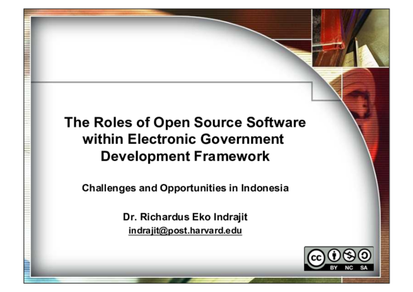 (PDF) The Roles of Open Source Software within Electronic Government ...