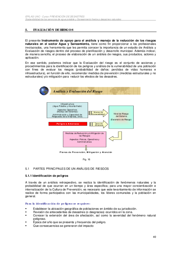 (PDF) Análisis y Evaluación del Riesgo