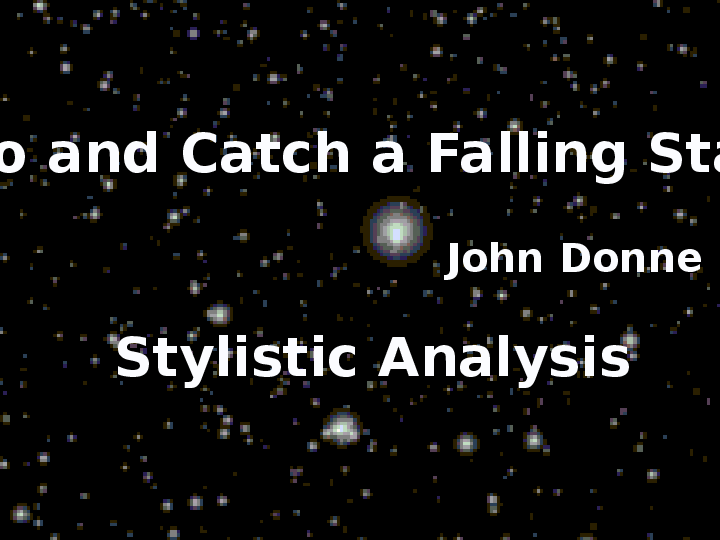 (PPT) Go & Catch a Falling Star