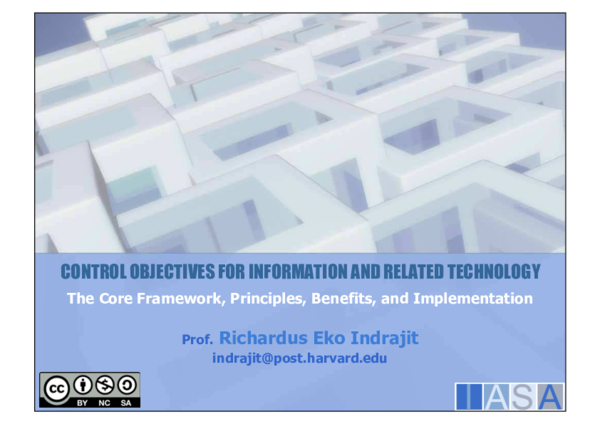 (PDF) CONTROL OBJECTIVES FOR INFORMATION AND RELATED TECHNOLOGY