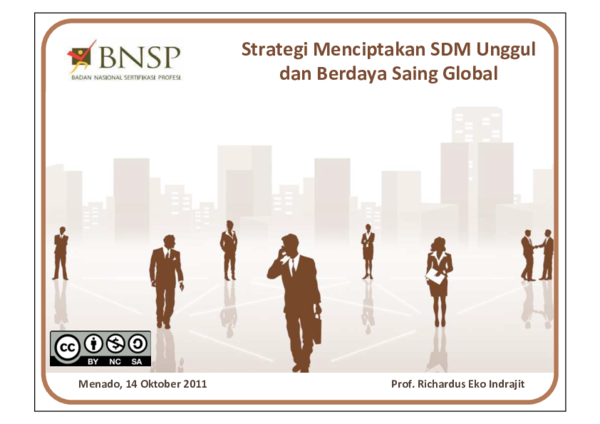 (PDF) Strategi Mencipatakan SDM Unggul dan Berdaya Saing Global