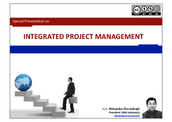 (PDF) INTEGRATED PROJECT MANAGEMENT