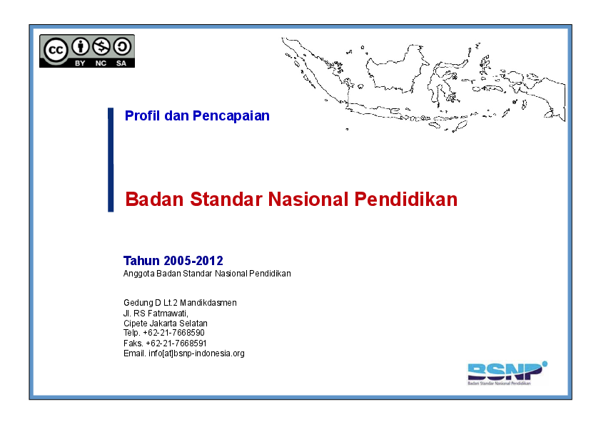 (PDF) Badan Standar Nasional Pendidikan