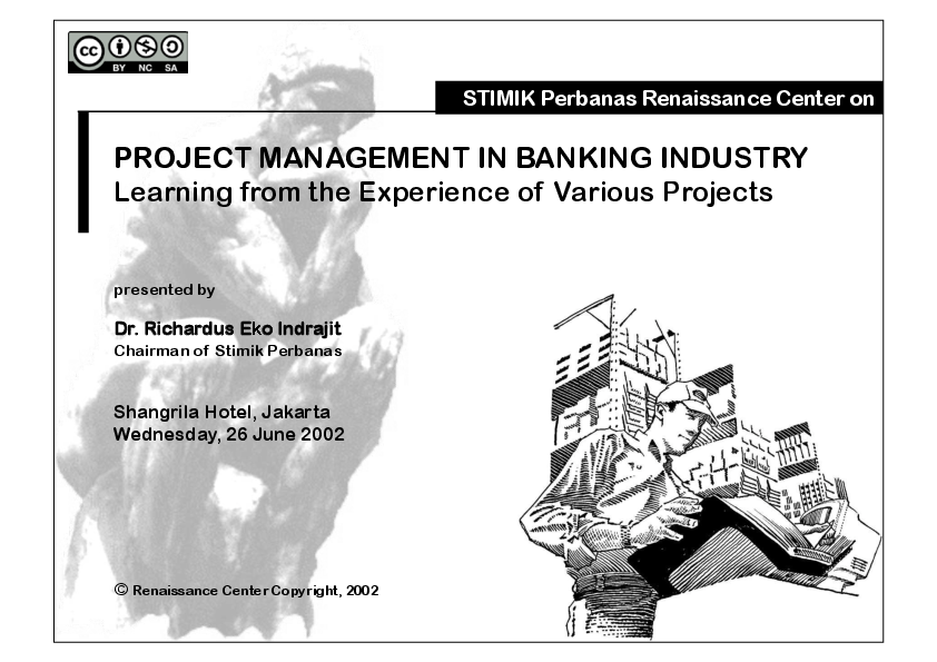 (PDF) PROJECT MANAGEMENT IN BANKING INDUSTRY Learning From the ...