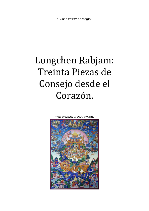 (PDF) Lonchen Rabjam: Treinta Piezas de Consejo desde el Corazón.