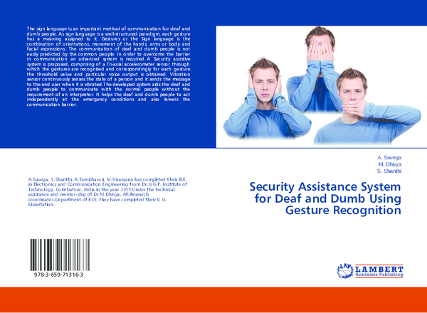 (PDF) Security assistance system for Deaf and Dumb using Gesture ...