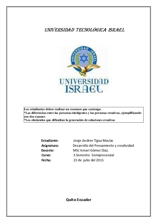 (PDF) UNIVERSIDAD Tecnológica ISRAEL Quito-Ecuador