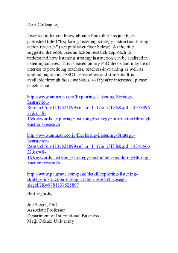 Pdf Exploring Listening Strategy Instruction