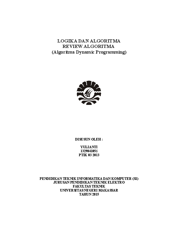 Doc Algoritma Dynamic Programming