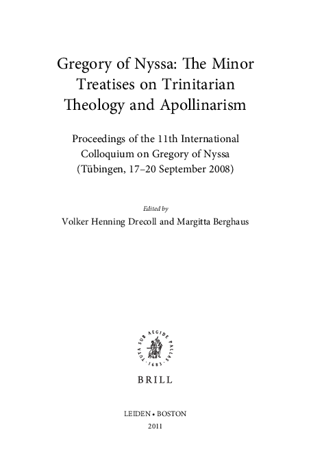 (PDF) "La polemica apollinarista alla fine del IV secolo: la lettera di ...