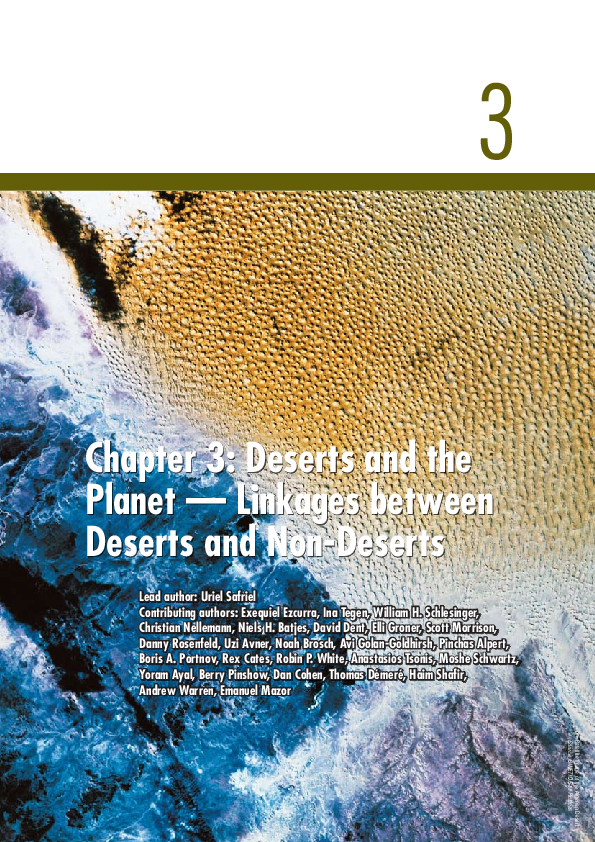 (PDF) Chapter 3: Deserts and the Planet — Linkages between Deserts and ...