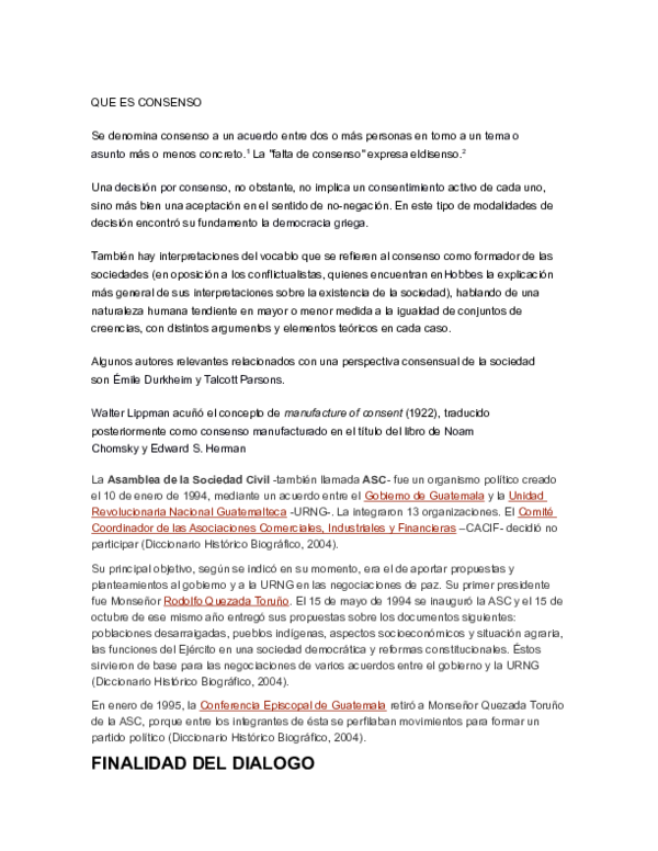 QUE ES CONSENSO