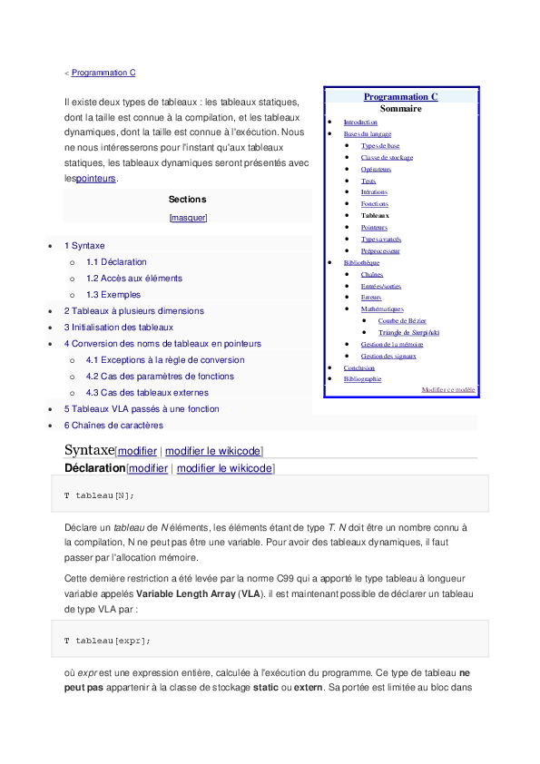 (PDF) Programmation C