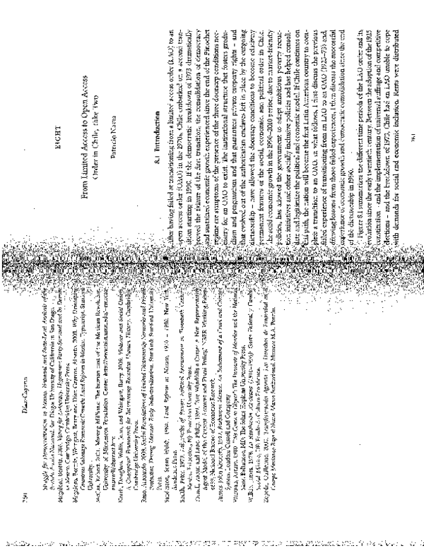 (PDF) • “From limited access to open access order in Chile. Take two ...