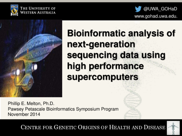 (PDF) Bioinformatic analysis of next-generation sequencing data using high performance ...