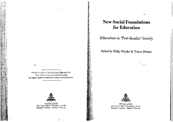 (PDF) Post Secular Ethnography: Religious Experience and Political Individualism among Neo ...