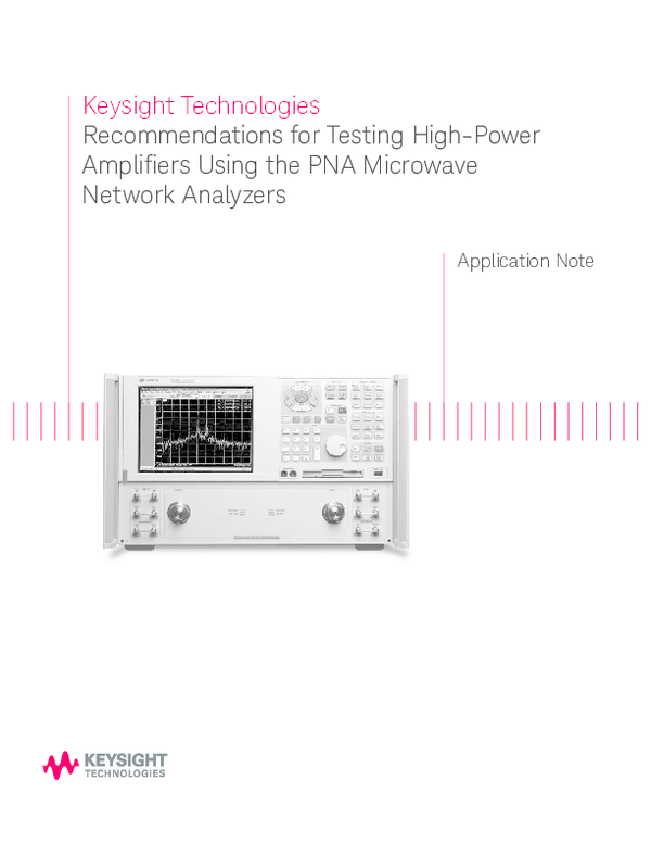 (PDF) Keysight Technologies Recommendations for Testing High-Power ...