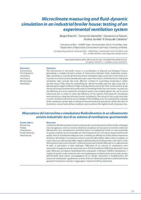 (PDF) Microclimate measuring and fluid‑dynamic simulation in an ...