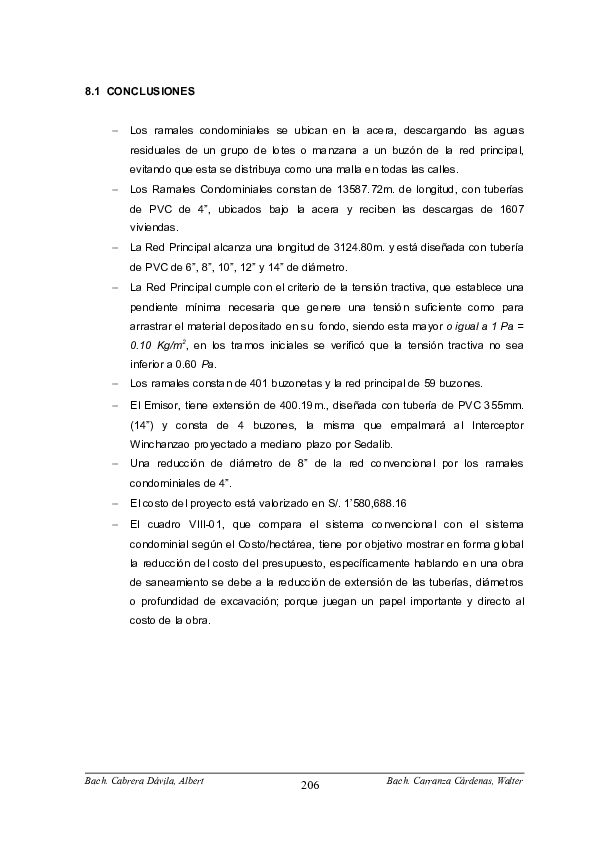 (DOC) CAPITULO VIII CONCLUSIONES Y RECOMENDACIONES