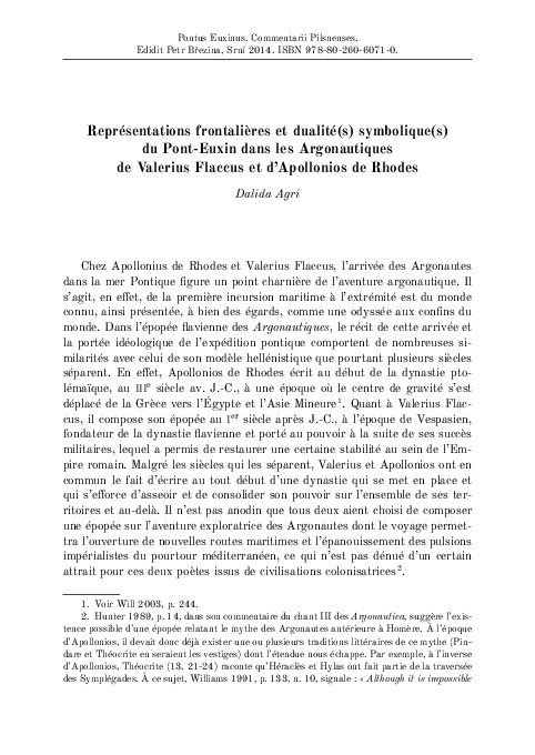 (PDF) Représentations Frontalières et Dualité(s) Symbolique(s) du Pont ...