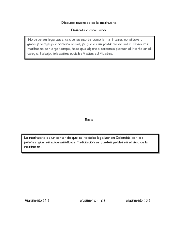 (DOC) Discurso razonado de la marihuana