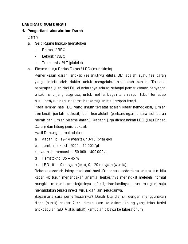 Doc Laboratorium Darah