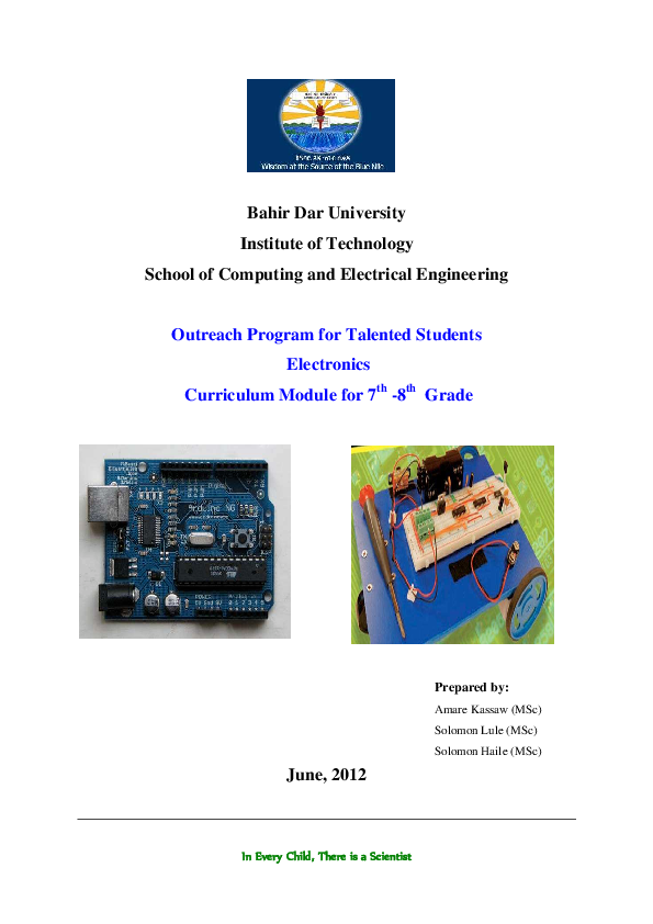 (PDF) School of Computing and Electrical Engineering Outreach Program ...