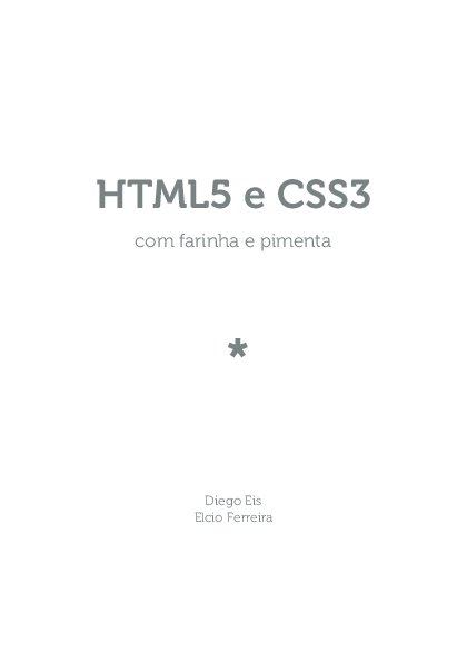 (PDF) HTML5 e CSS3 com Farinha e Pimenta