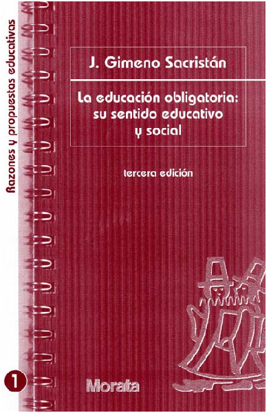 (PDF) EDUCACION gimeno sacristan (PDF) EDUCACION gimeno sacristan