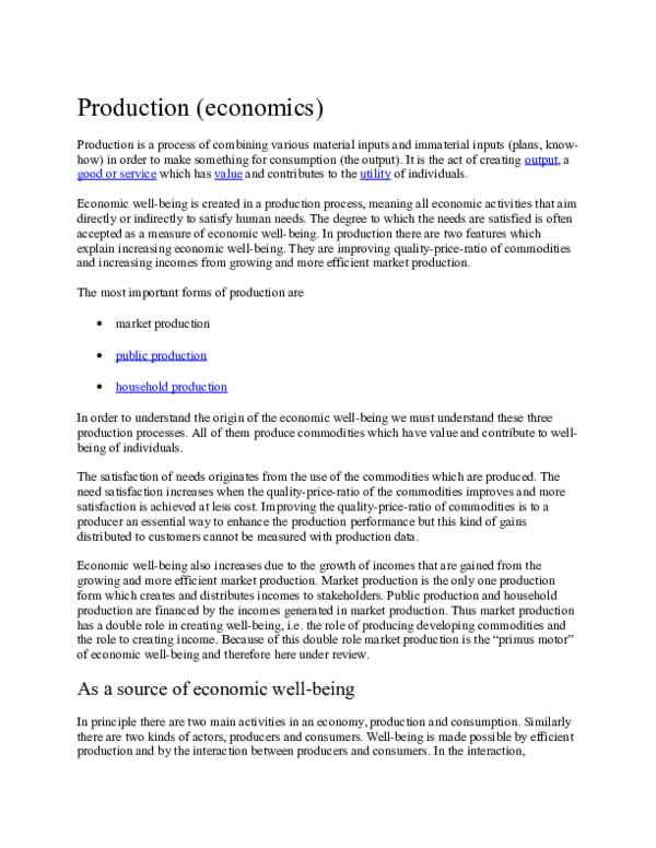 (DOC) Production (economics