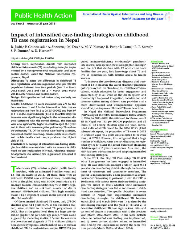 (PDF) Public Health Action