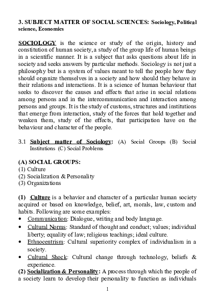 (DOC) Book_Introduction to Social Sciences