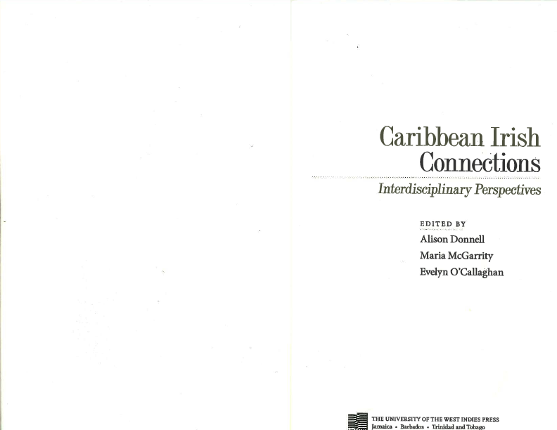 (PDF) The Irish in Barbados: Labour, Landscape and Legacy