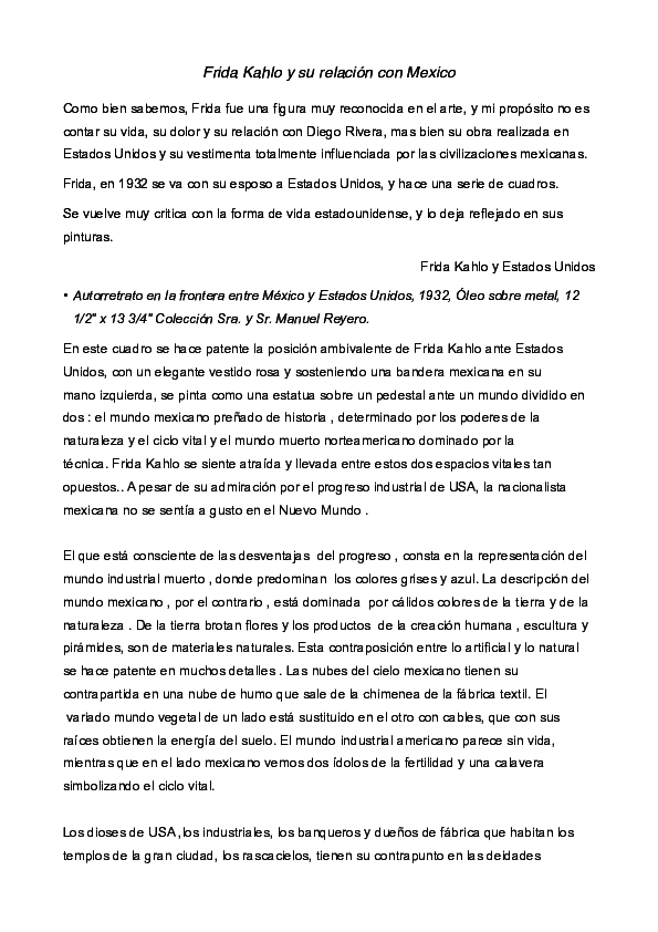 (PDF) Frida Kahlo