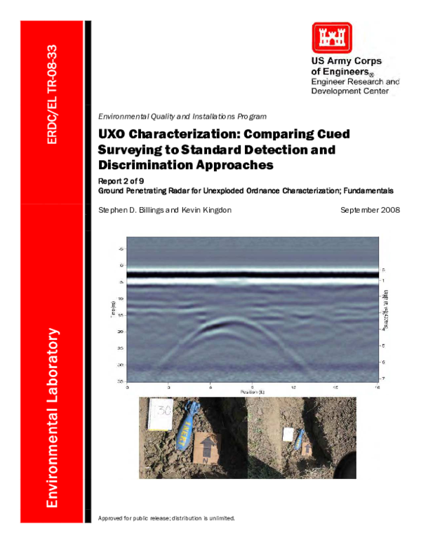 (PDF) UXO Characterization: Comparing Cued Surveying to Standard ...