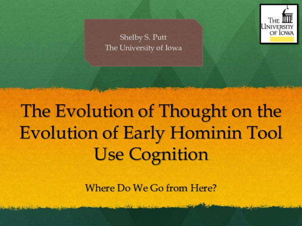 (PDF) The Evolution of Thought on the Evolution of Early Hominin Tool ...