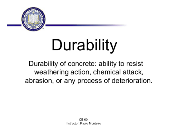 (PDF) Durability