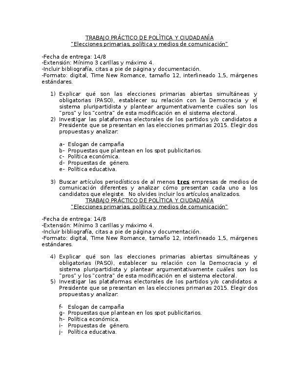 (DOC) TRABAJO PRACTICO DE POLITICA Y CIUDADANIA