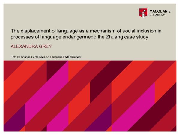 (PPT) Presentation Slides - The displacement of language as a mechanism ...