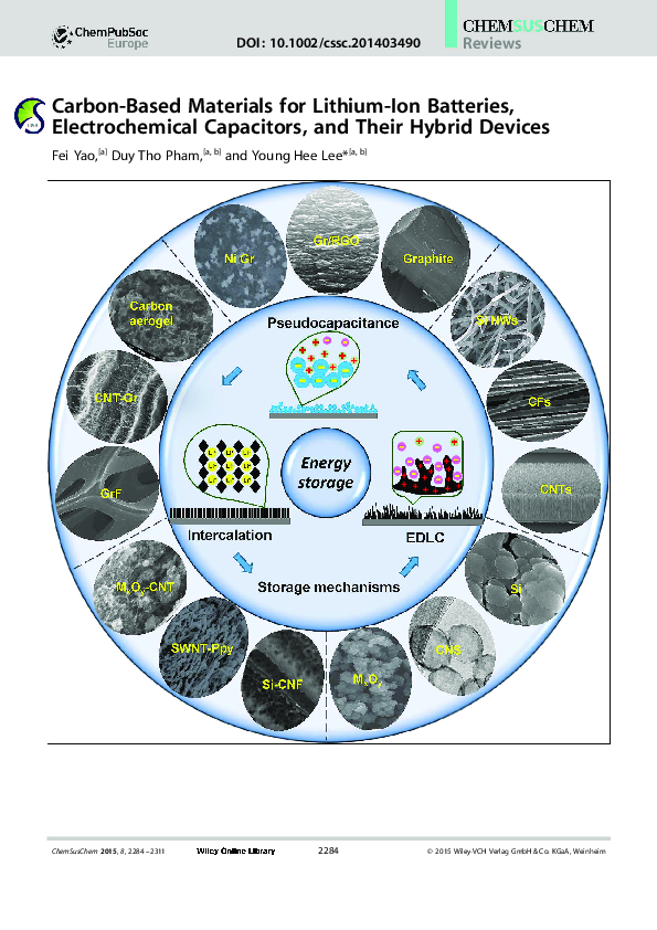 (PDF) Reviews Carbon-Based Materials for Lithium-Ion Batteries ...