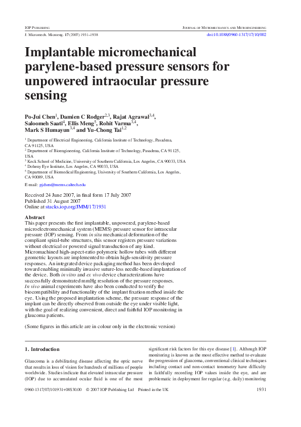 (PDF) Graphical User Interface Algorithm Development for Intraocular Pressure-Sensing Detector ...